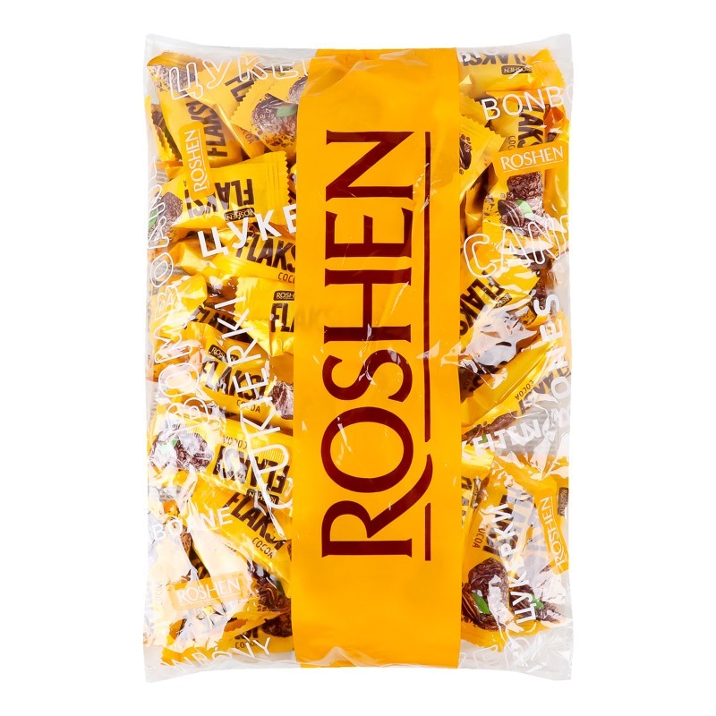 Roshen Flaksi Cocoa Sweets with wafer flakes 500g – BlueSkies